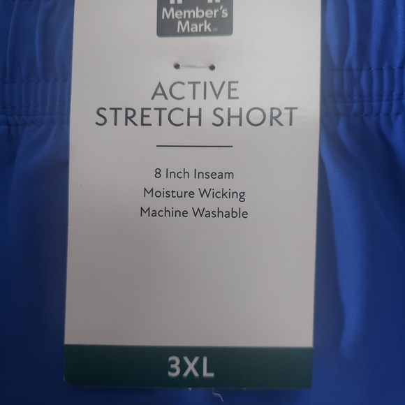 Member's Mark | Shorts | Members Mark Blue Athletic Stretch Shorts ...
